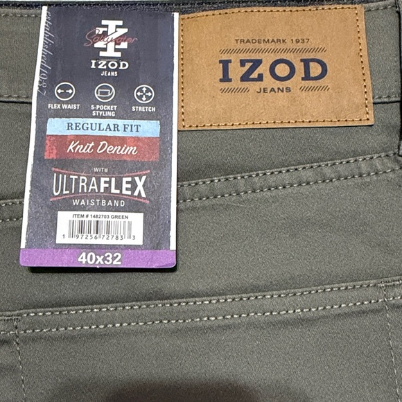 Izod | Jeans | Nwt Izod Mens Knit Denim Regular Fit Flex Waist 4x32 ...